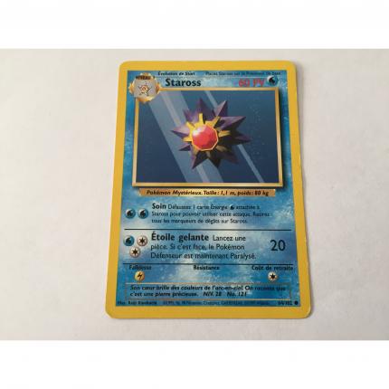 64/102 - Carte pokémon staross 64/102 commune set de base wizards 1995