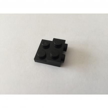 Plaque noir 2x2x2/3 2 goujons sur le côté 6052126 pièce détachée Lego