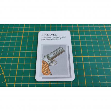Carte revolver pièce détachée jeu de société Super Cluedo Parker #B43